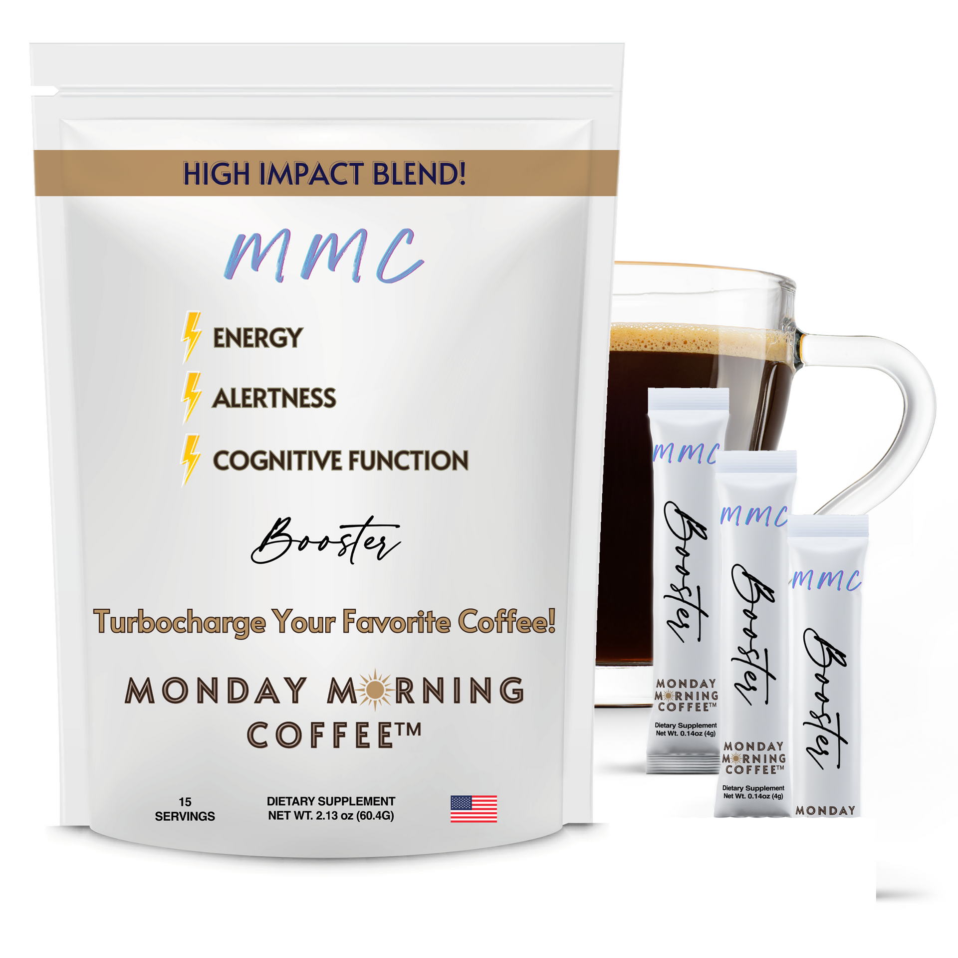 15 Count Stick Packs (Only $1.95 per serving!) – Monday Morning Coffee